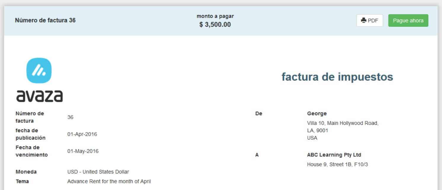 Our Invoices & Estimates now speak your language - Avaza.com