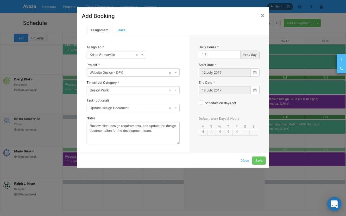 Project Resource Scheduling II: Manage Resources Effectively