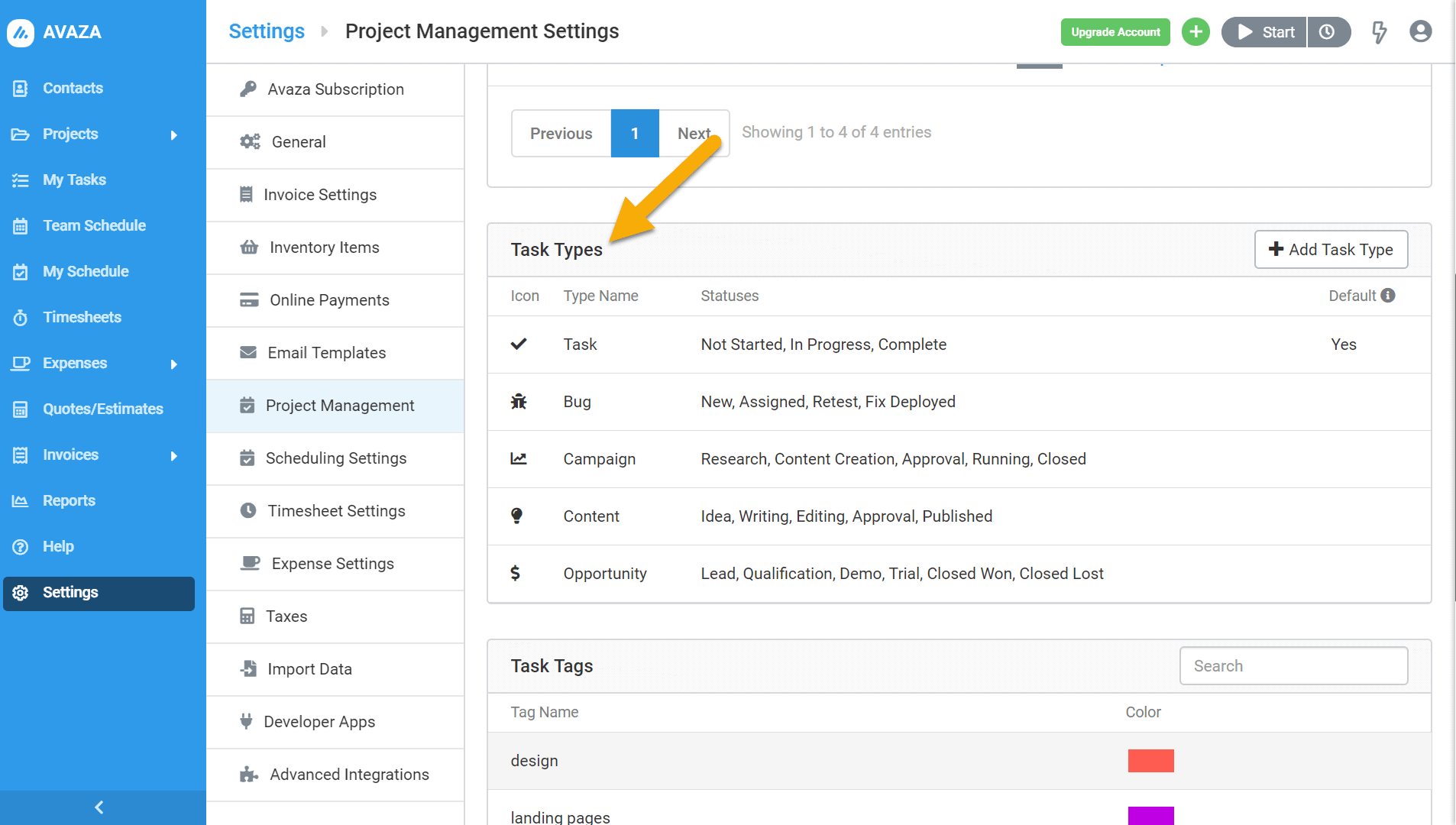 Introducing Custom Task Types & Statuses! - Avaza.com Introducing Custom Task Types & Statuses! - Avaza.com