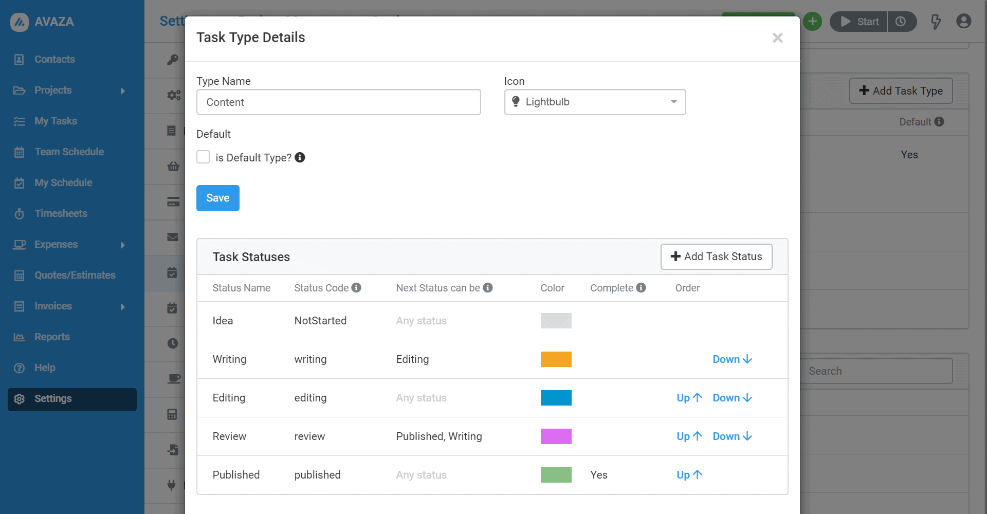 Introducing Custom Task Types And Statuses