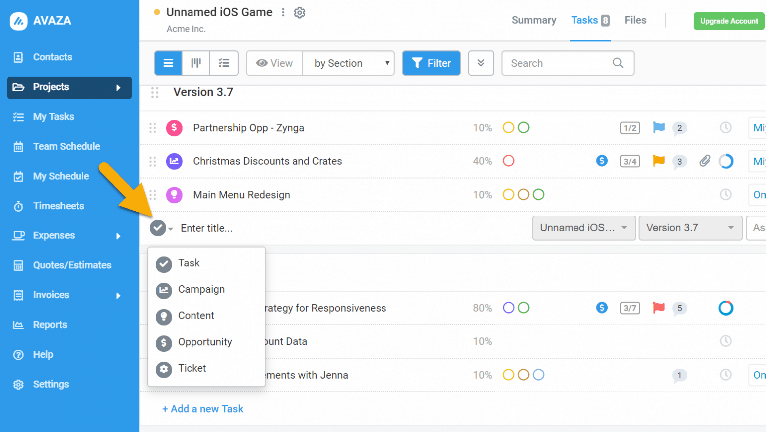 Introducing Custom Task Types & Statuses! - Avaza.com