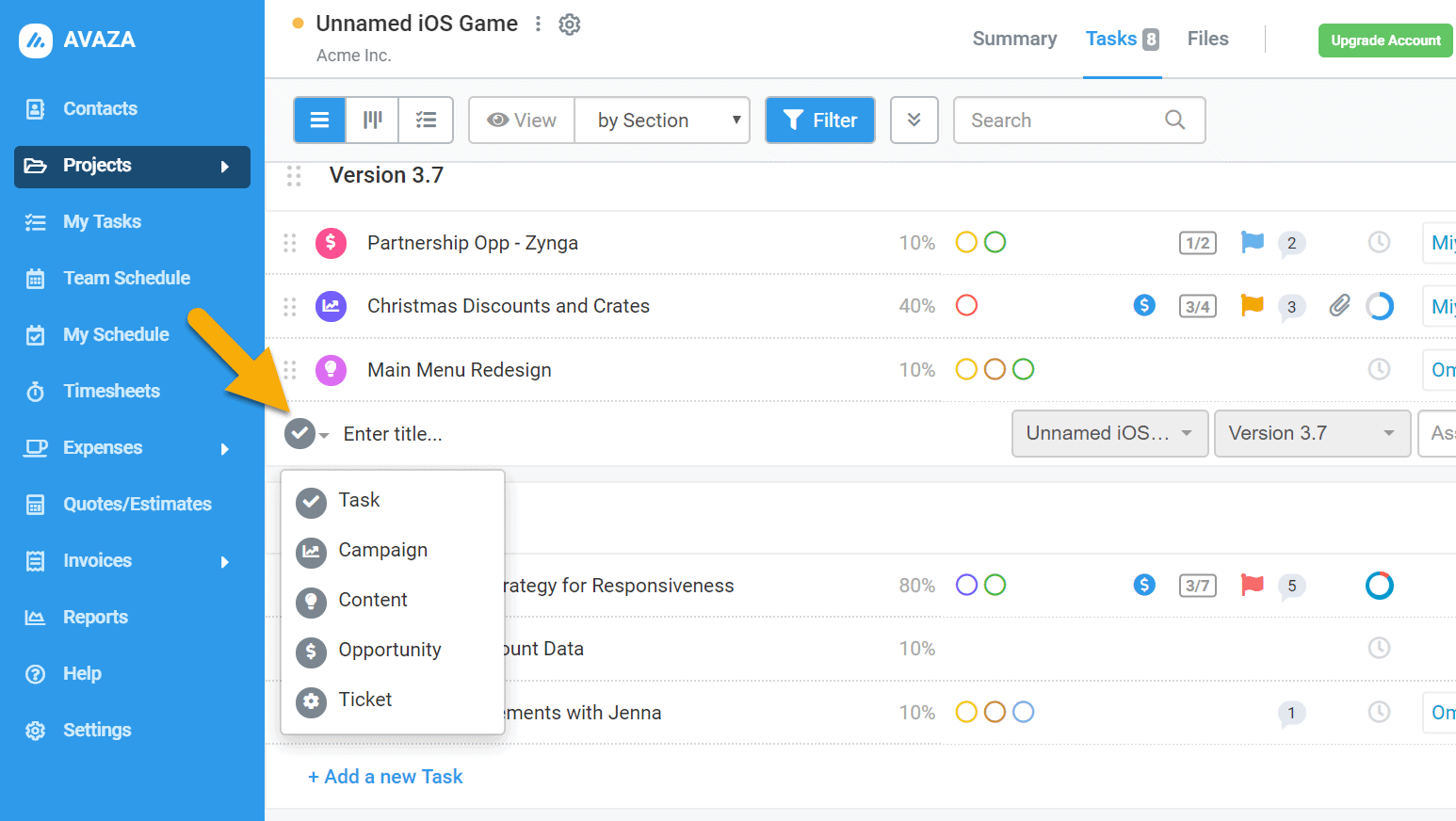 Introducing Custom Task Types & Statuses! - Avaza.com