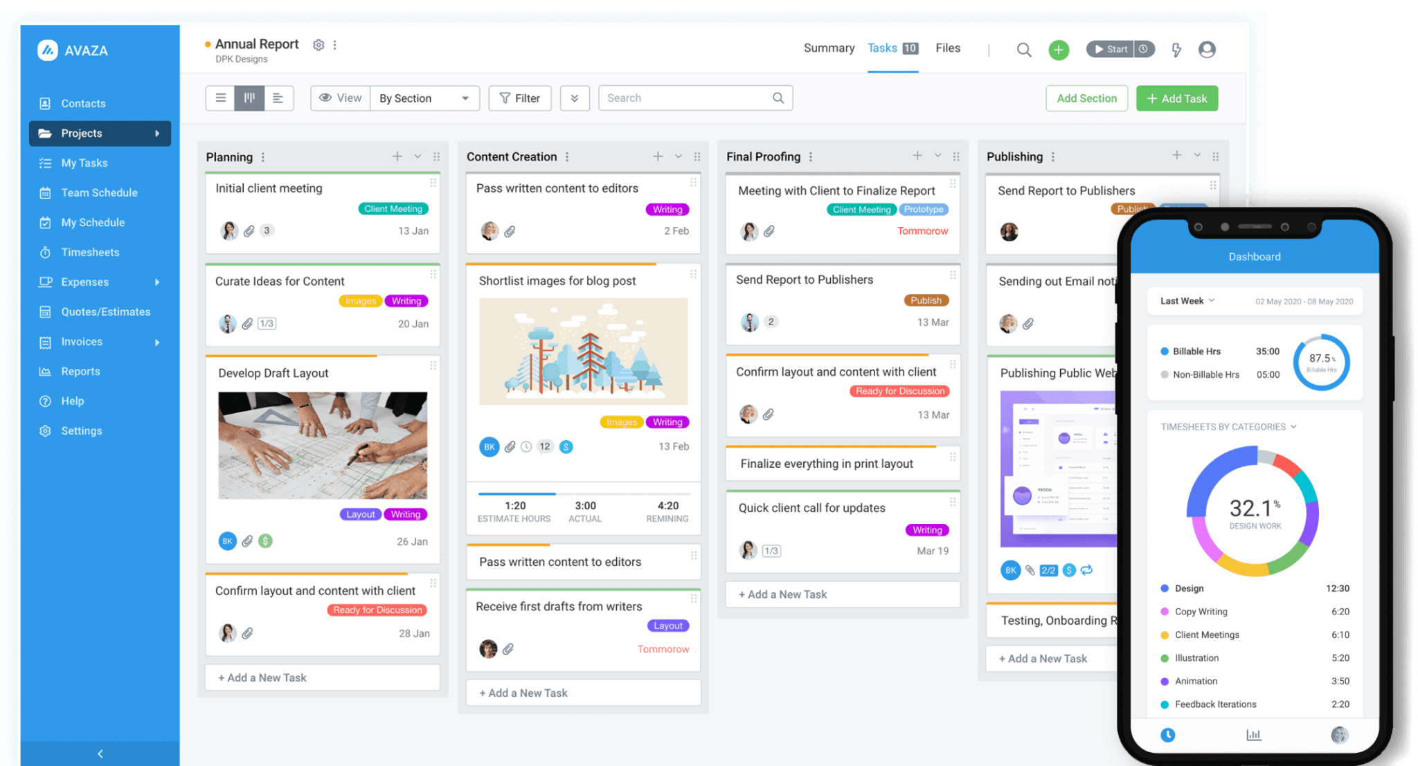 Software for Creative & Digital Marketing Agencies - Avaza