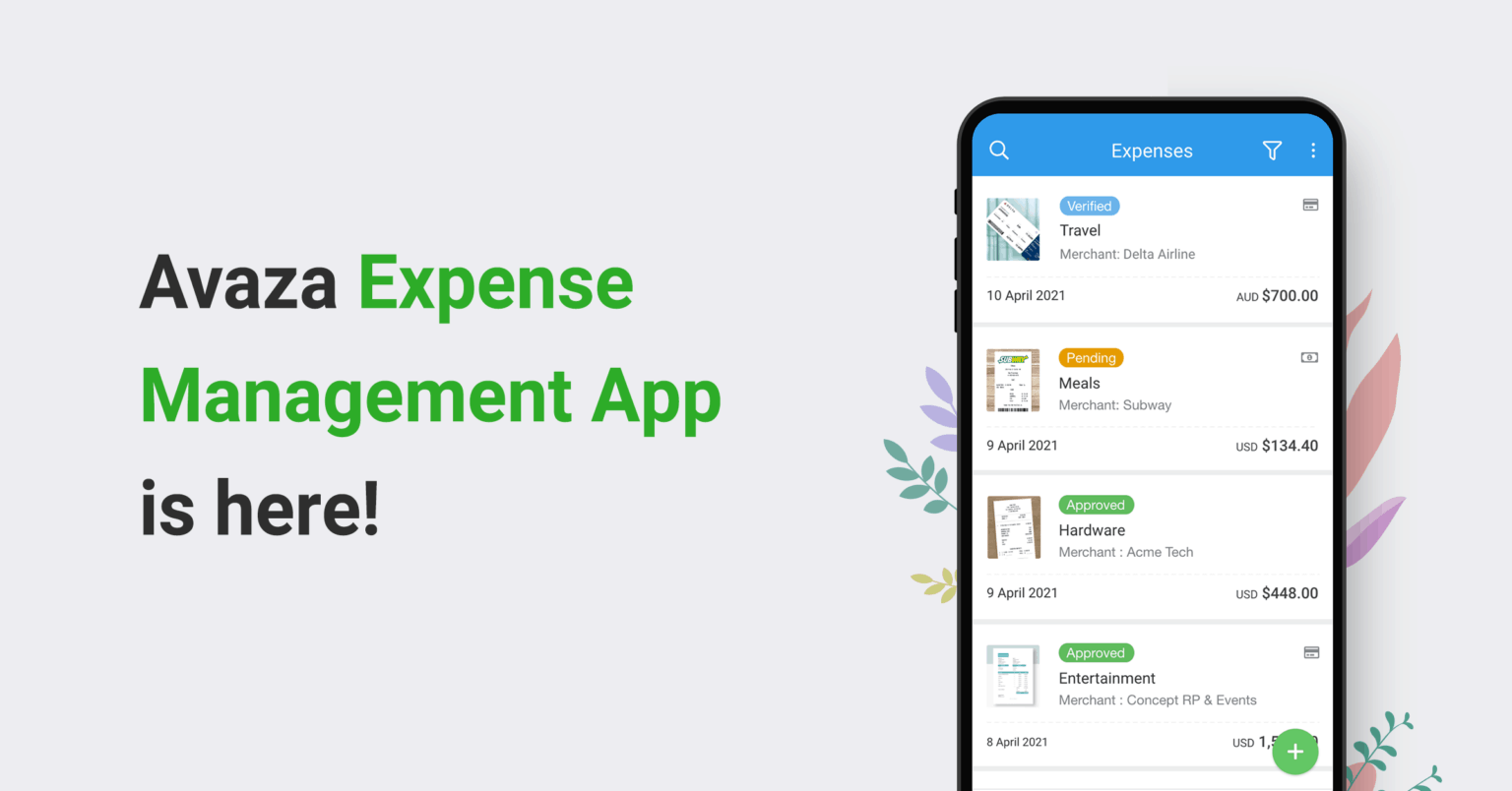 Avaza Expense Management App is here! - Avaza.com