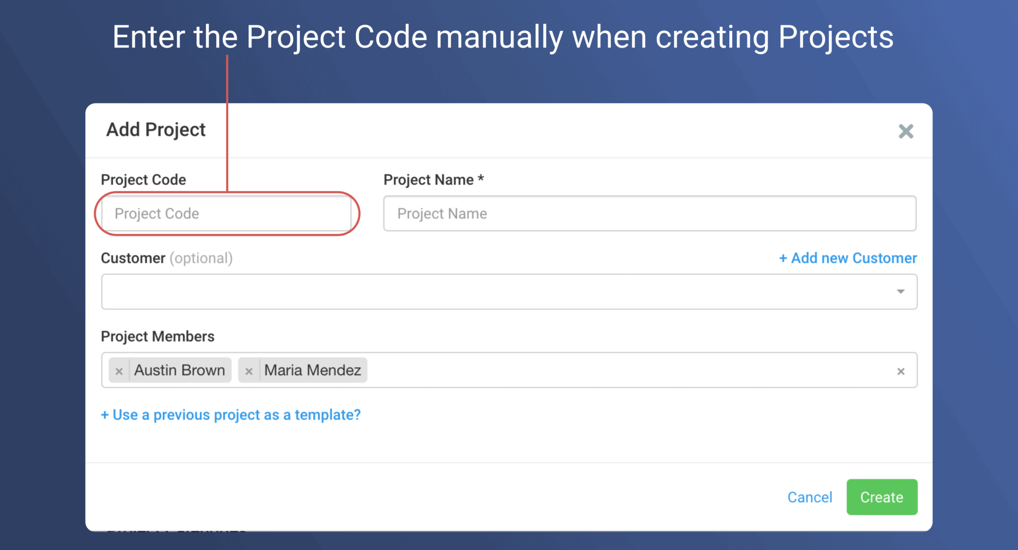 Assign Unique Project Codes to Projects - Avaza.com