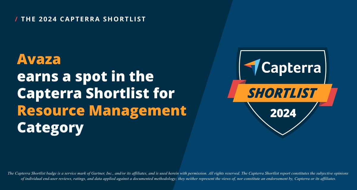 Avaza Multiple Award Winner on Gartner Digital Markets - Avaza.com