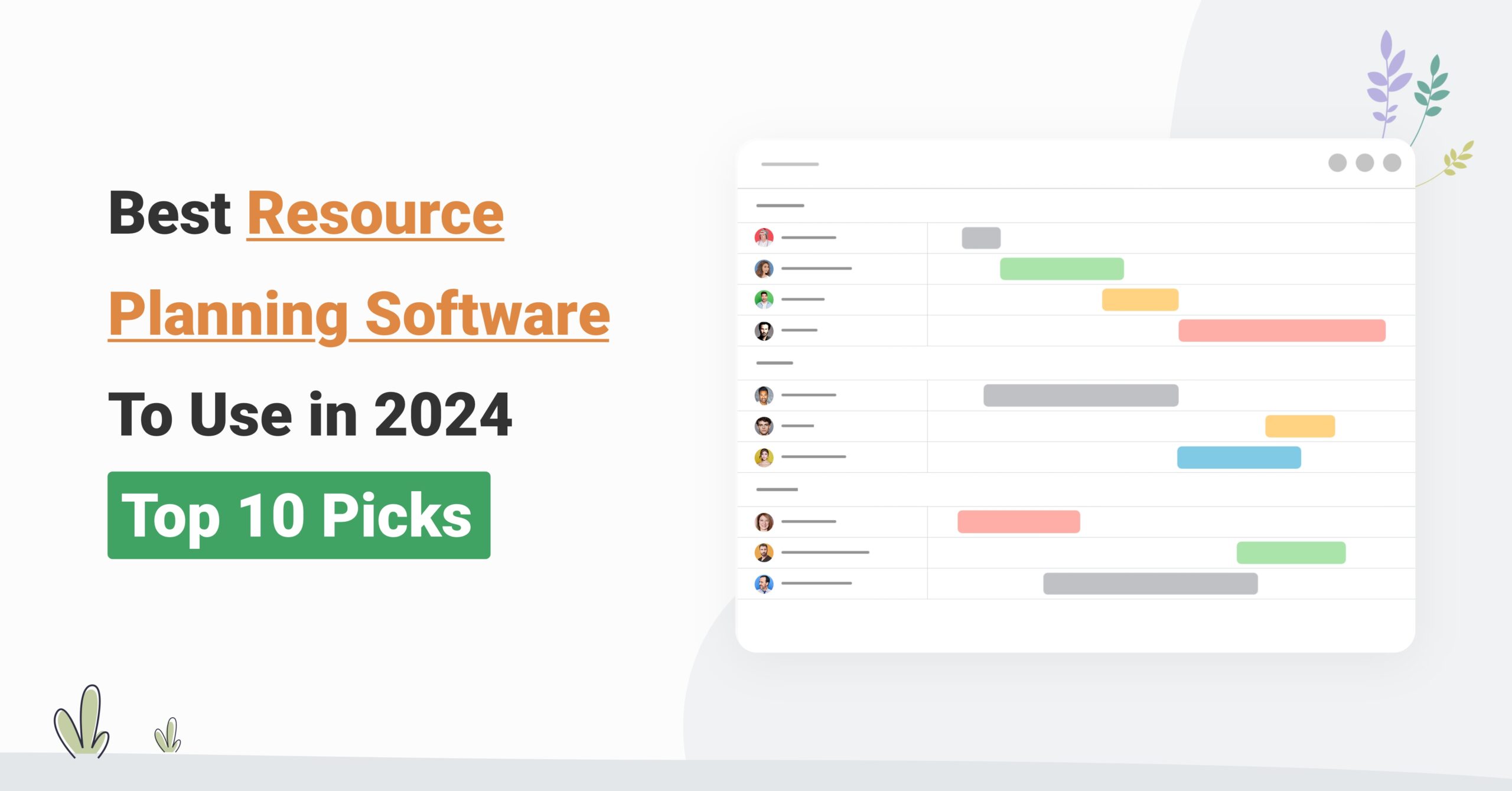 Best Resource Planning Software To Use in 2024